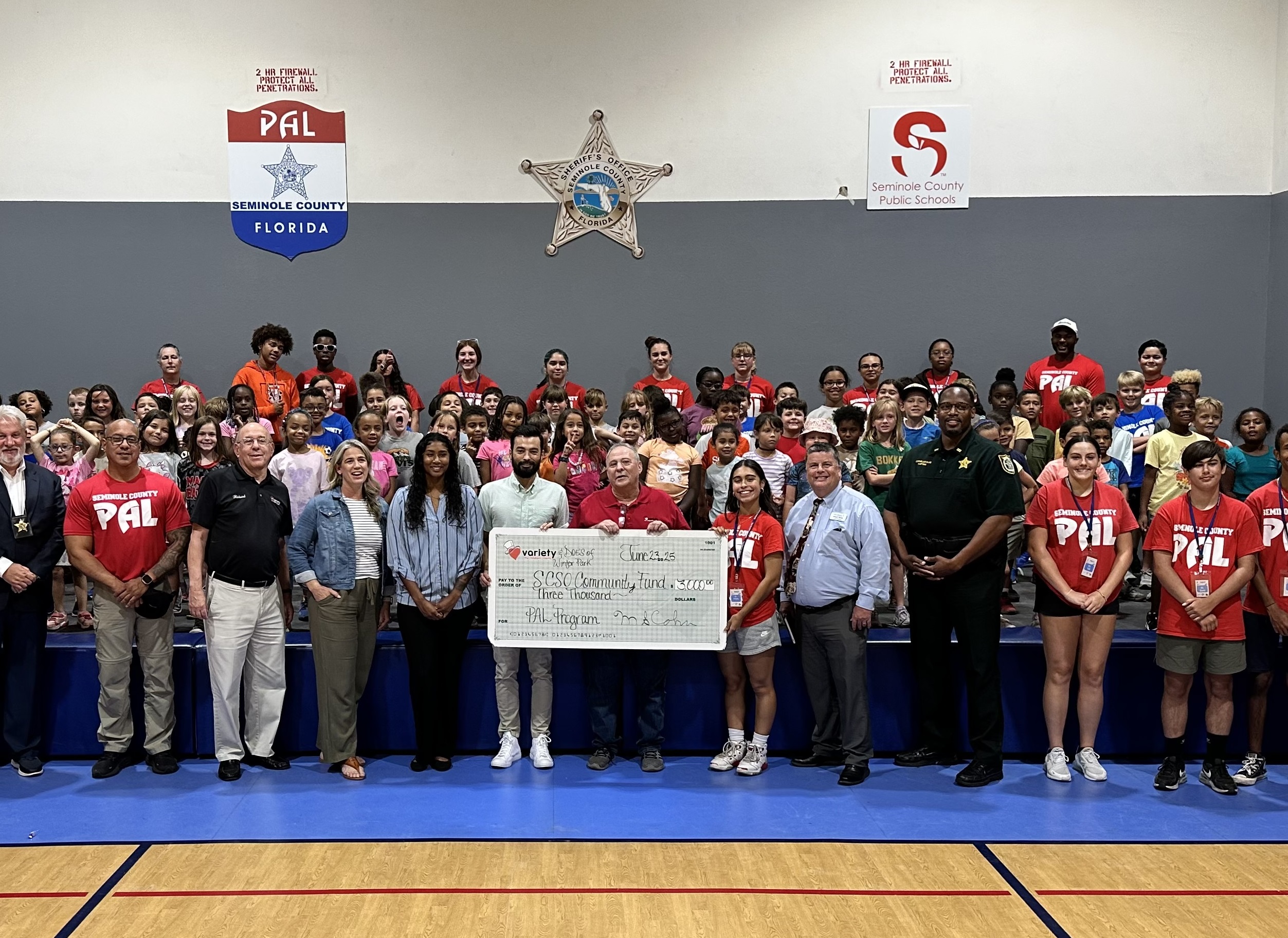 $3,000 CHECK PRESENTATION TO SEMINOLE COUNTY'S PAL PROGRAM - Variety ...